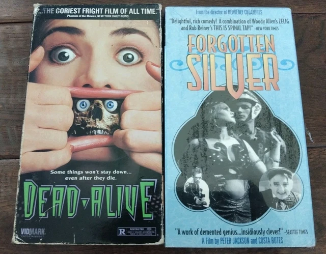 PETER JACKSON VHS Lot Cult Horror Rare Dead Alive Forgotten Silver Gore ...