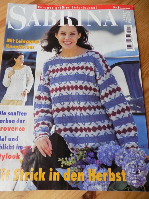 SABRINA STRICKJOURNAL 08 / 1998 Sommer stricken Handarbeiten EUR 1,55 ...