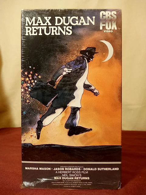 MAX DUGAN RETURNS (VHS, 1984, CBS Fox) Jason Robards, Matthew Broderick ...