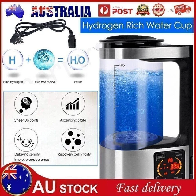 2L ELECTRIC HYDROGEN Rich Alkaline Water Ionizer Generator Machine 220V ...