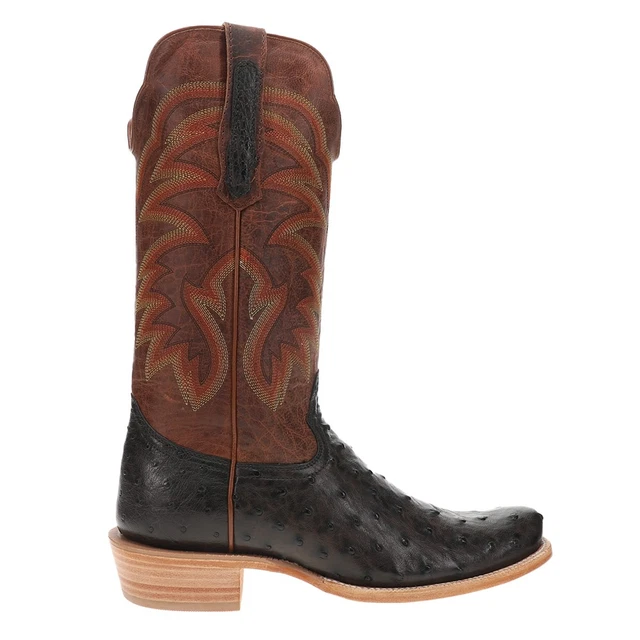 R. WATSON BOOTS Full Quill Ostrich 13 Inch Narrow Square Toe Cowboy ...