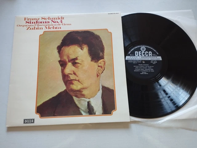 FRANZ SCHMIDT SINFONIA N 4 Zubin Mehta DECCA 1975 SXL 6544 - LP 12 ...