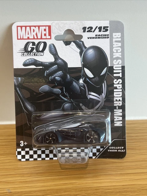 MARVEL GO COLLECTION Diecast Car - Racing Venomized-black Suit Spider ...