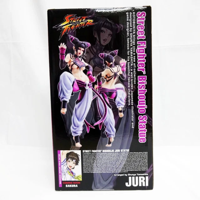 KOTOBUKIYA STREET FIGHTER Bishoujo Statue Han Juri 1/7 PVC Figure Japan ...