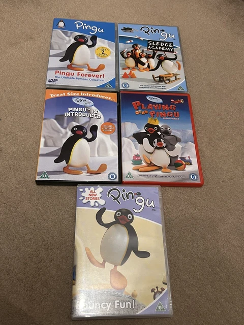 PINGU BUNDLE - 5 DVD’s - Forever/Bouncy Fun /Sledge Academy/Playing ...