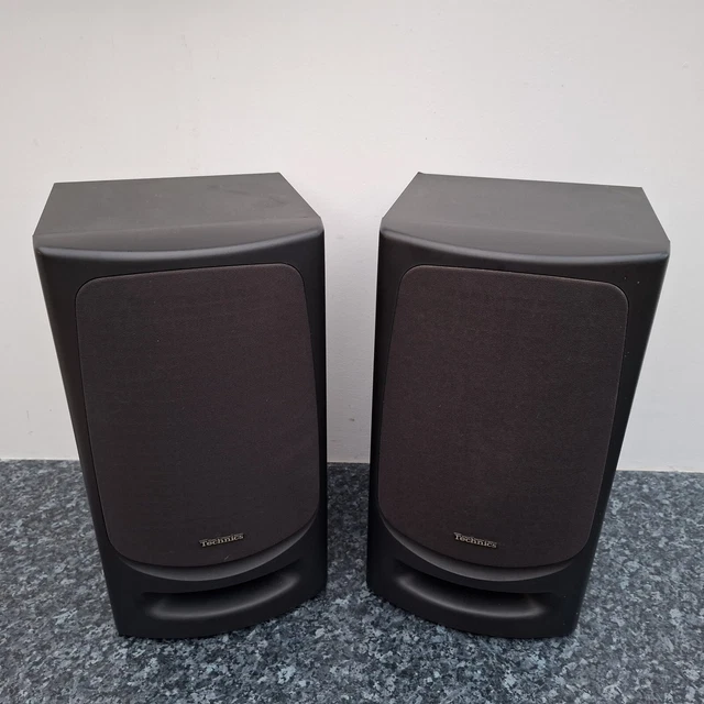 TECHNICS SB-CH404 PAIR Of 3 Way Bookshelf Speakers 50W 6 Ohms Black ...