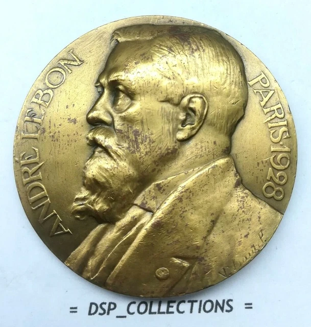 MEDAL, MÉDAILLE BRONZE - ANDRE LEBON - ALGERIE ET TUNISIE 1928 #C1.41 ...