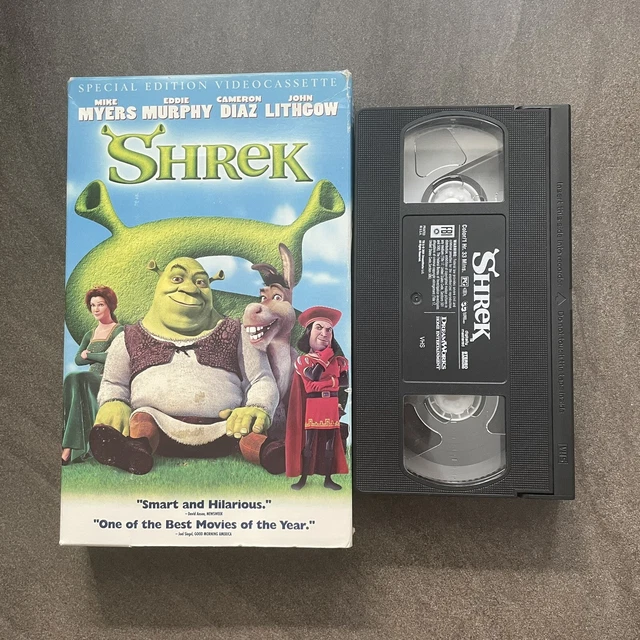 SHREK SPECIAL EDITION VHS Video NTSC - Rare - Cardboard Case EUR 22,89 ...
