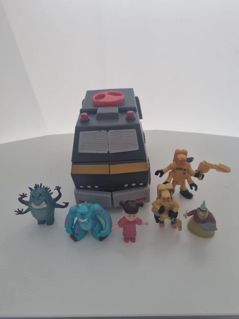 DISNEY PIXAR MONSTERS Inc University Imaginext Cda Van With Figures ...