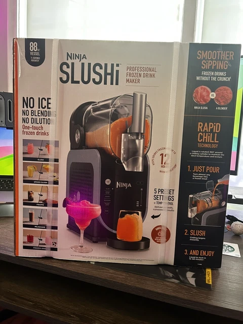 NINJA SLUSHI PROFESSIONAL Frozen Drink Maker FS301 NEW SEALED IN HAND ...