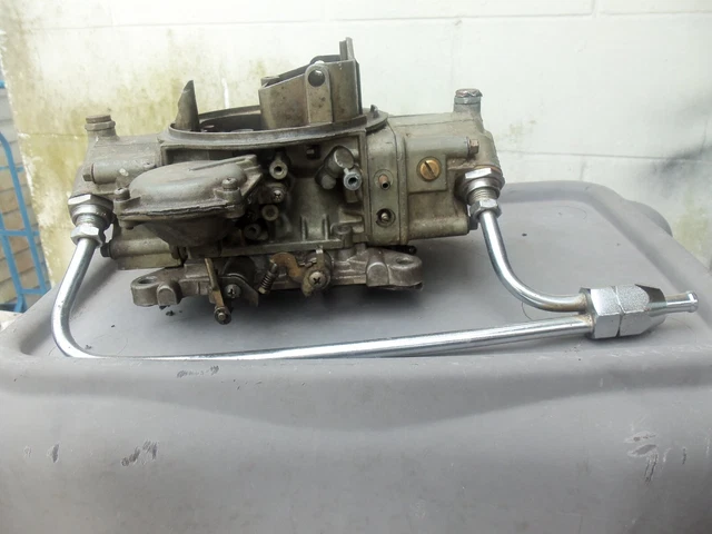 HOLLEY 750CFM 4BBL Carburetor List 3310-4 Chrome Dual Fuel W/Line $135. ...