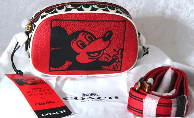 COACH X KEITH Haring TASCHE SCHULTERTASCHE CROSSBODY DISNEY MICKEY ...