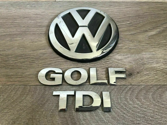 MONOGRAMMES INSIGNES LOGOS badges emblèmes sigles VOLKSWAGEN GOLF TDI ...