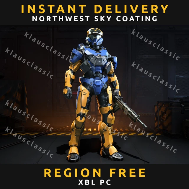 HALO INFINITE: NORTHWEST Sky Armor Coating | Multi Core Skin + Crowned ...