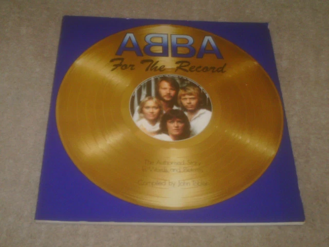 ABBA-FOR THE RECORD-RARE Vintage Book-Agnetha Faltskog/Eurovision/70S ...