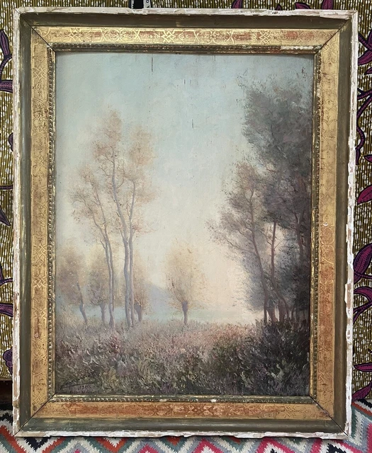 EUGÈNE CAMILLE LAMBERT (1871-1948) - Huile sur bois - Signé - Paysage ...