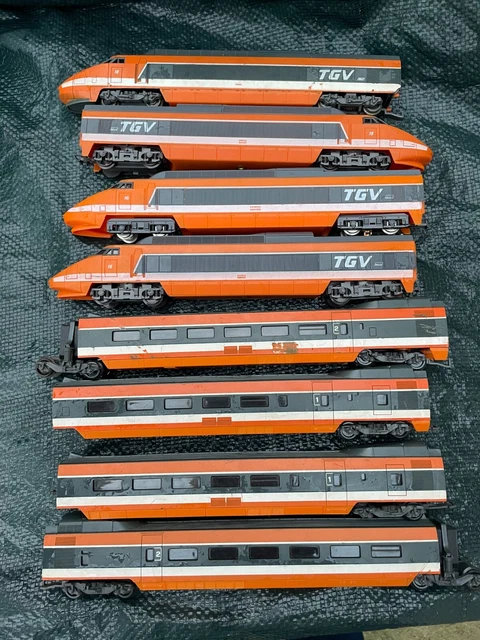 LOT DE 8 éléments TGV sud est orange Ech HO EUR 55,00 - PicClick FR