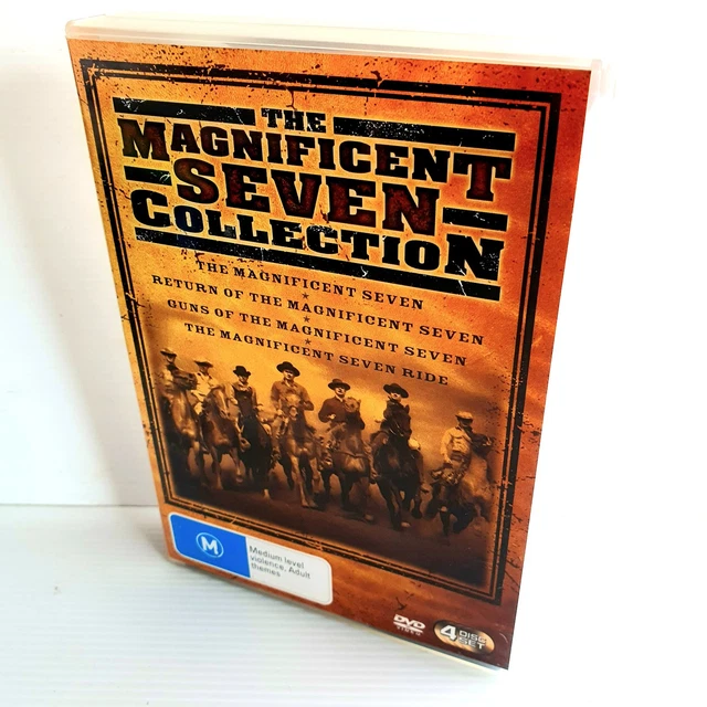 THE MAGNIFICENT SEVEN Collection DVD 1960 4 x Western Classics R4 VGC ...