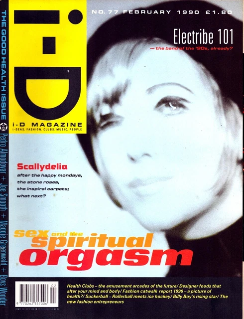 I-D MAGAZINE NO.77 February 1990.The Good Health Issue.Pedro Almodovar ...