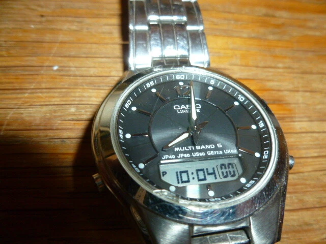 CASIO LINEAGE MULTI band 5 Tough Solar Wave Ceptor LCW-M200 Watch Für ...