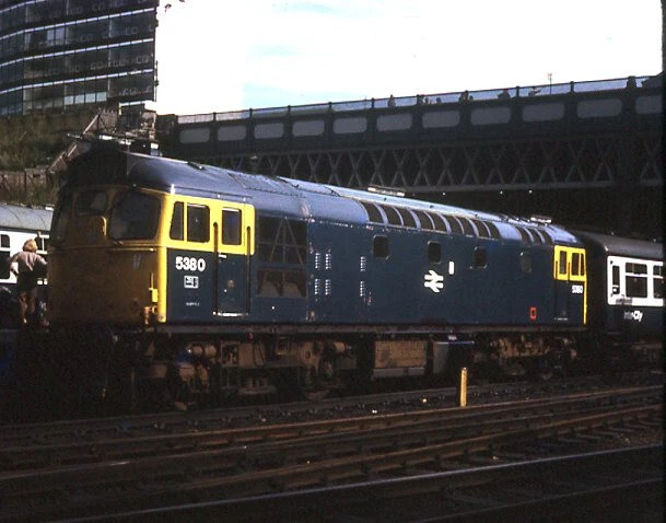 ORIGINAL COLOUR SLIDE of D5380 BR class 27 diesel loco £2.25 - PicClick UK