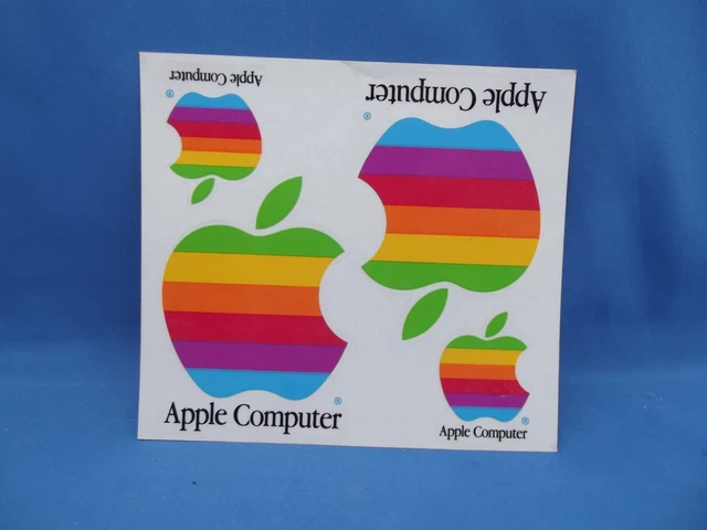 Old Rainbow Apple Logo