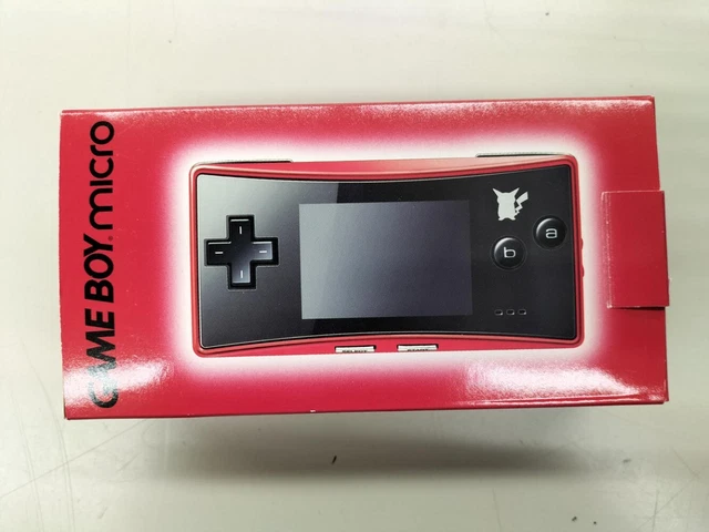 NINTENDO GAMEBOY MICRO Console Pokemon Center Limited Black Red OXY-001 ...