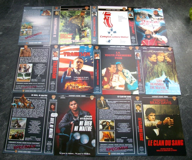 WARNER / LOT De 8 Jaquettes Vhs Comme Neuves / Les Hommes De Ma Vie ...