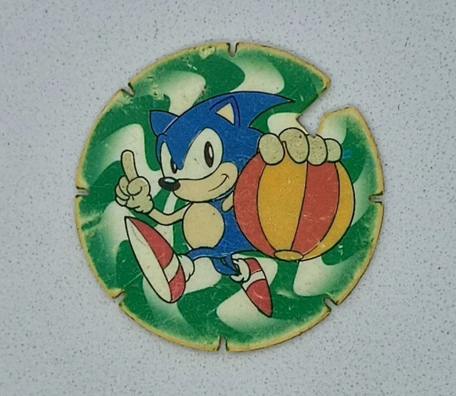 POG VOLANT SONIC 10 BN TROC'S Pogs Kini Kinis Slammers Caps Flip Tazos ...