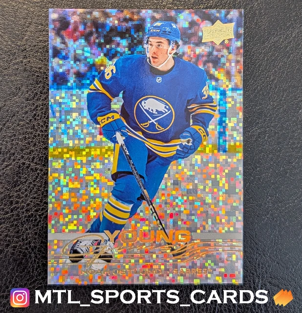 2025-26 UPPER DECK #219 Noah Ostlund Young Guns Speckled Rainbow Foil ...