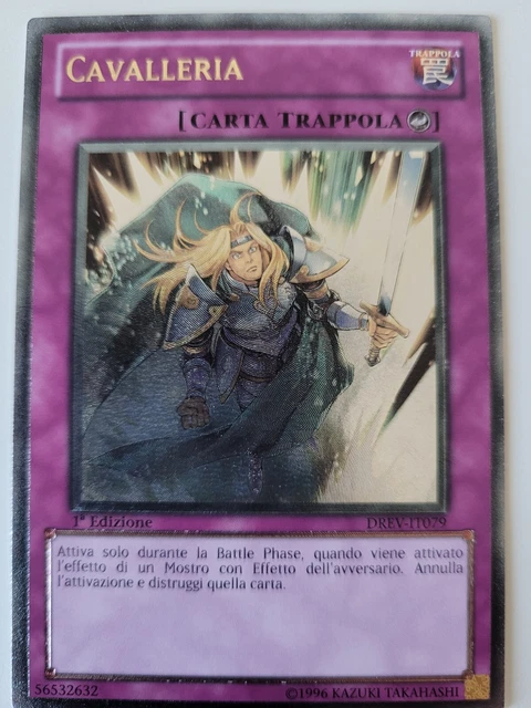 CARTA YU-GI-HO DREV Cavalleria It079 Rara Ultimate 1°Edizione EUR 10,00 ...
