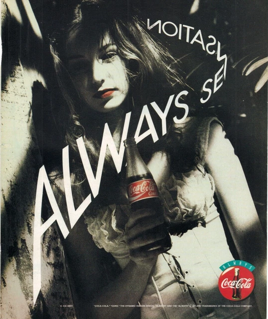 COCA-COLA AUSTRALIA VINTAGE Original A4 Colour Print Ad Circa 1990's ...