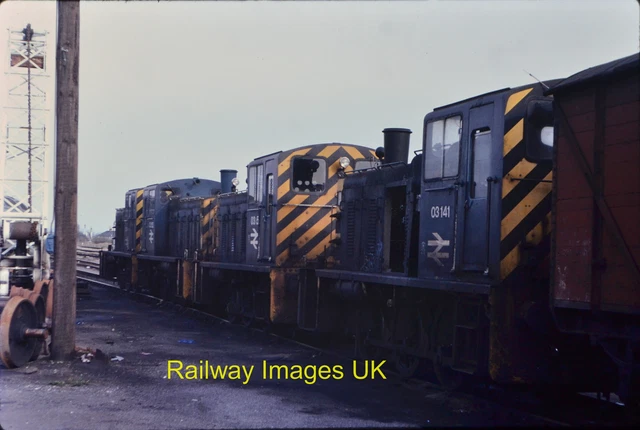 RAILWAY PHOTO - BR Blue class 03 shunters Burry Port P2 £2.00 - PicClick UK