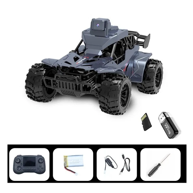 FPV RC CAR with Camera LCD Remote Real-Time Video 2.4G High Speed ...