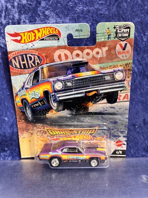HOT WHEELS PREMIUM 2022 Drag Strip Demons 1/64 MOC 1973 Plymouth Duster ...