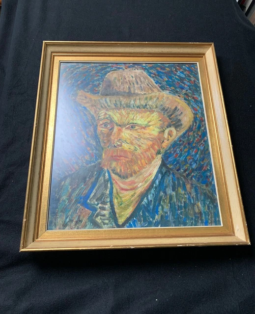 COPIE TABLEAU AUTOPORTRAIT de VINCENT VAN GOGH EUR 60,00 - PicClick FR