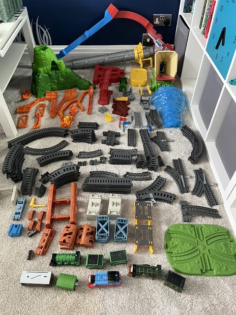 THOMAS AND FRIENDS Trackmaster Sky High Bridge Jump set + additional ...