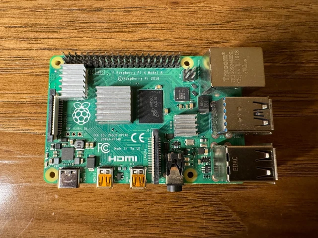 RASPBERRY PI 4 Model B, 4GB DDR4 RAM Single Board Computer (RPI4-MODBP ...