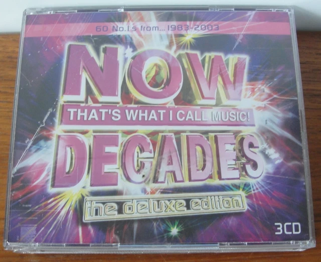 NOW THAT'S WHAT I Call Music Decades 3 X CD Boxset - The Deluxe Edition ...