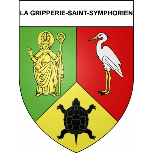 LA GRIPPERIE-SAINT-SYMPHORIEN 17 ville Stickers blason autocollant adhésif EUR 3,99 - PicClick FR