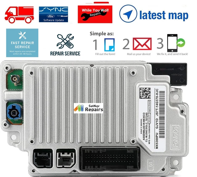 FORD FIESTA UNBRICK Apim - SYNC 3 Module Postal Repair Service £149.99 ...