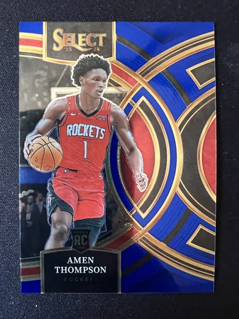 AMEN THOMPSON 2023-24 Panini Select Premier #122 Rookie RC Rockets EUR ...