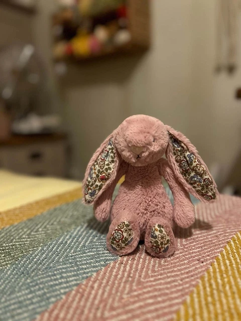JELLYCAT SMALL BASHFUL blossom tulip bunny £42.30 - PicClick UK