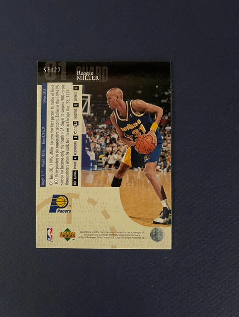 REGGIE MILLER 1994-95 Upper Deck édition spéciale argent #SE127 Indiana Pacers EUR 3,31 ...