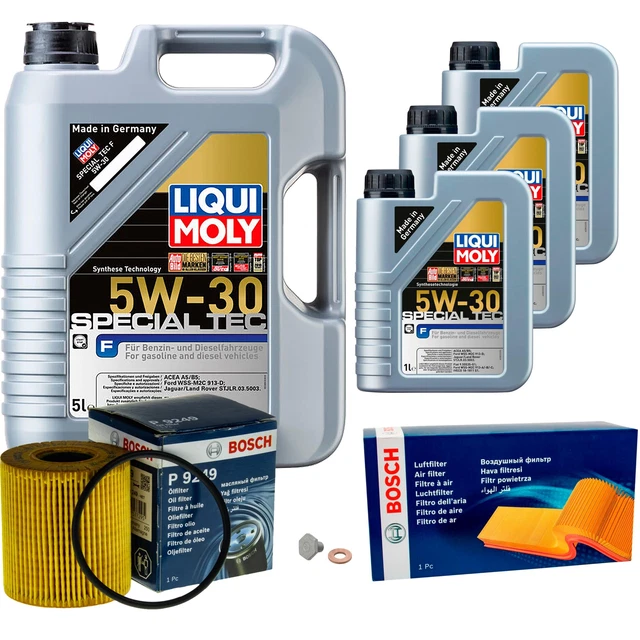 BOSCH INSPECTION SET 8 LIQUI MOLY Spécial Tec Pour 5W-30 pour Land EUR ...