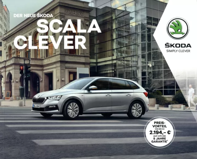 SKODA SCALA CLEVER Prospekt 2021 1/21 D brochure catalogue catalogue ... SKODA SCALA CLEVER Prospekt 2021 1/21 D brochure catalogue catalogue ...