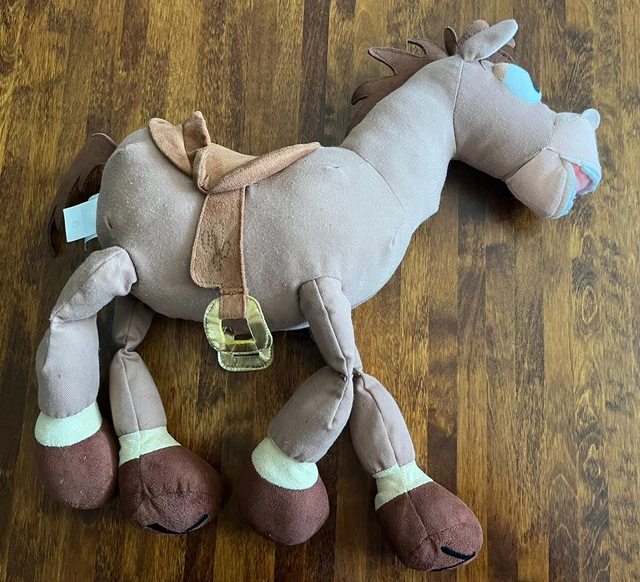 DISNEY STORE TOY Story 2 Bullseye Soft Toy Plush Pixar Woody’s Roundup ...