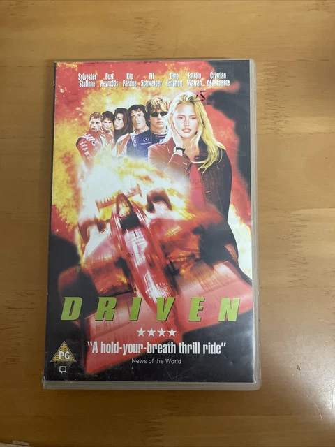 DRIVEN (VHS) VIDEO BIG BOX Staring Sylvester Stallone, Burt Reynolds £1 ...