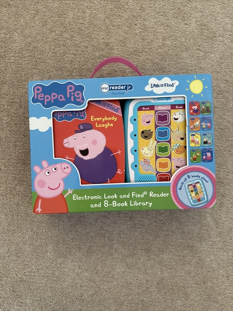PEPPA PIG ELECTRONIC Me Reader and 8 Look and Find Sound Book Library £ ...
