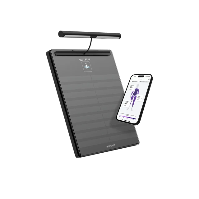 WITHINGS BODY SCAN - Bilancia Connessa WIFI Pesa-Persone Impedenzometro ...